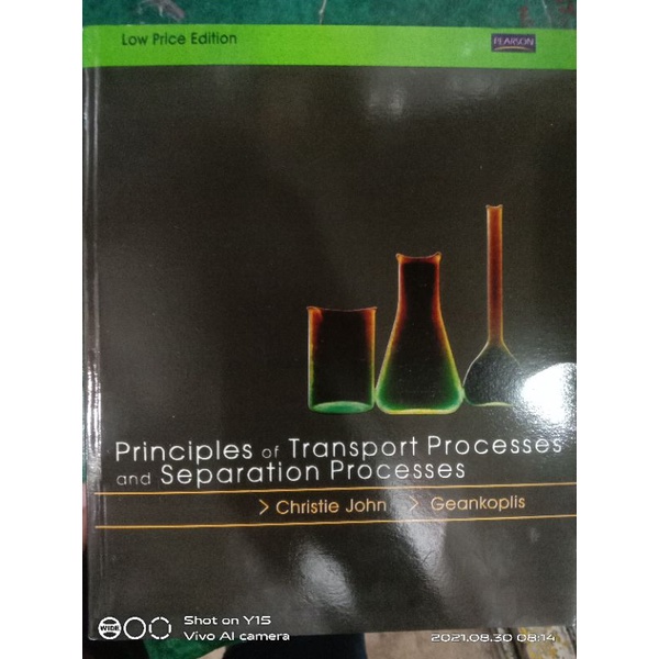 Principles of Transport Processes and Separation Processes by Christie ...