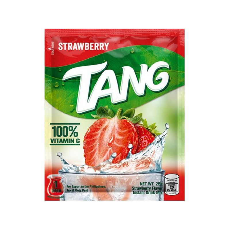 Tang Strawberry Litro Pack 20g | Shopee Philippines