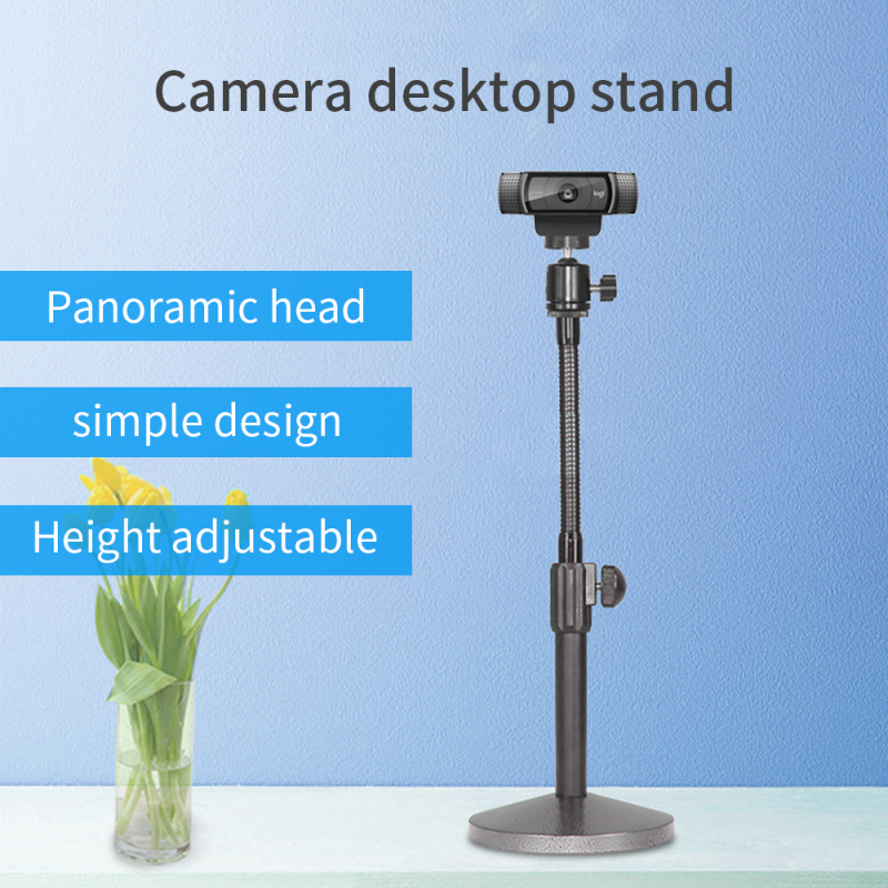 Webcam Stand Upgraded Flexible Desktop Stand Gooseneck Stands Holder ...
