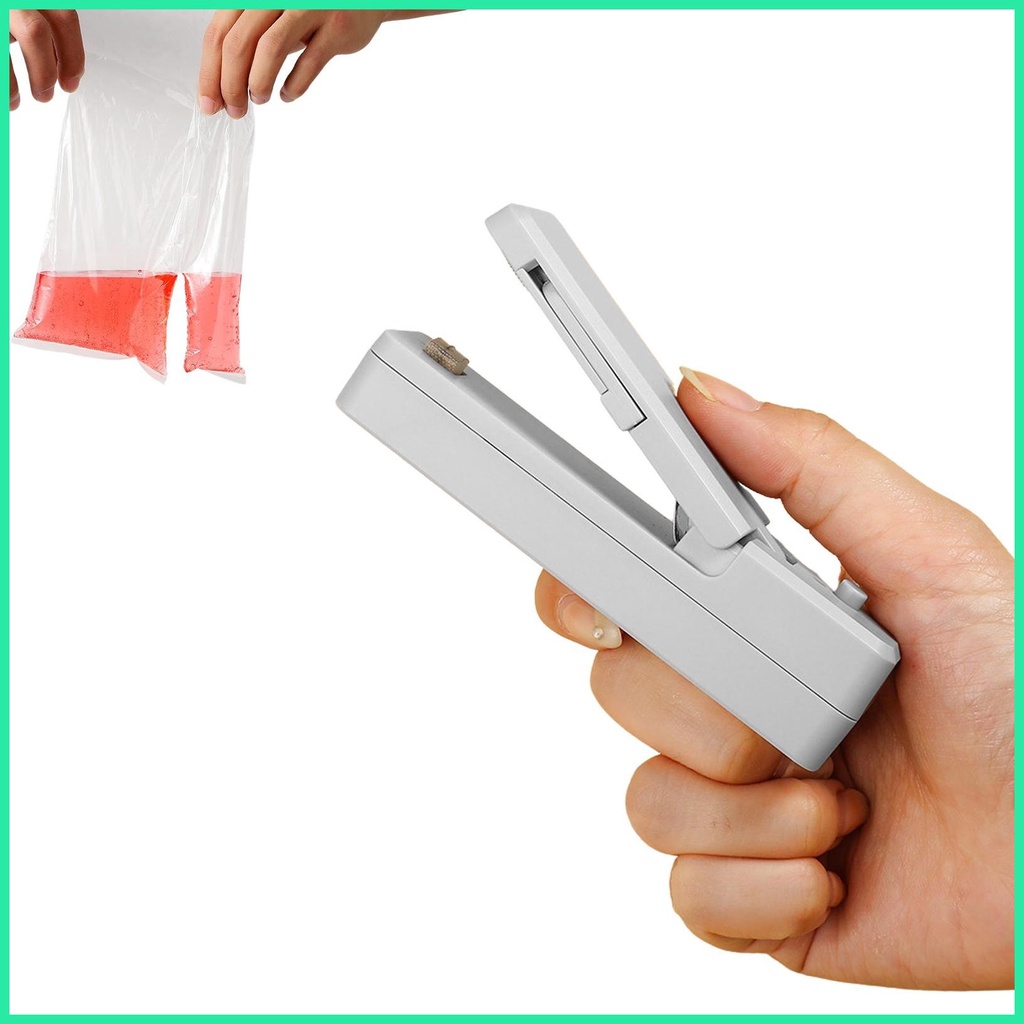 Rechargeable Mini Bag Sealer Home Snack Heat Sealer Portable Handheld ...