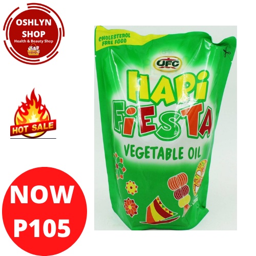 Ufc Hapi Fiesta Vegetable Oil Pouch 1L | Shopee Philippines