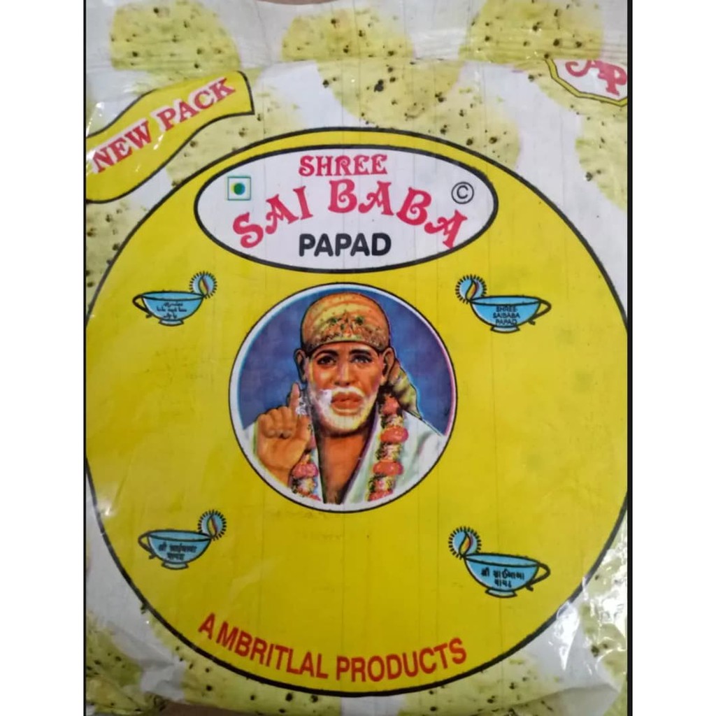 Imported Shree Sai Baba Papad 500grams- from India | Shopee Philippines
