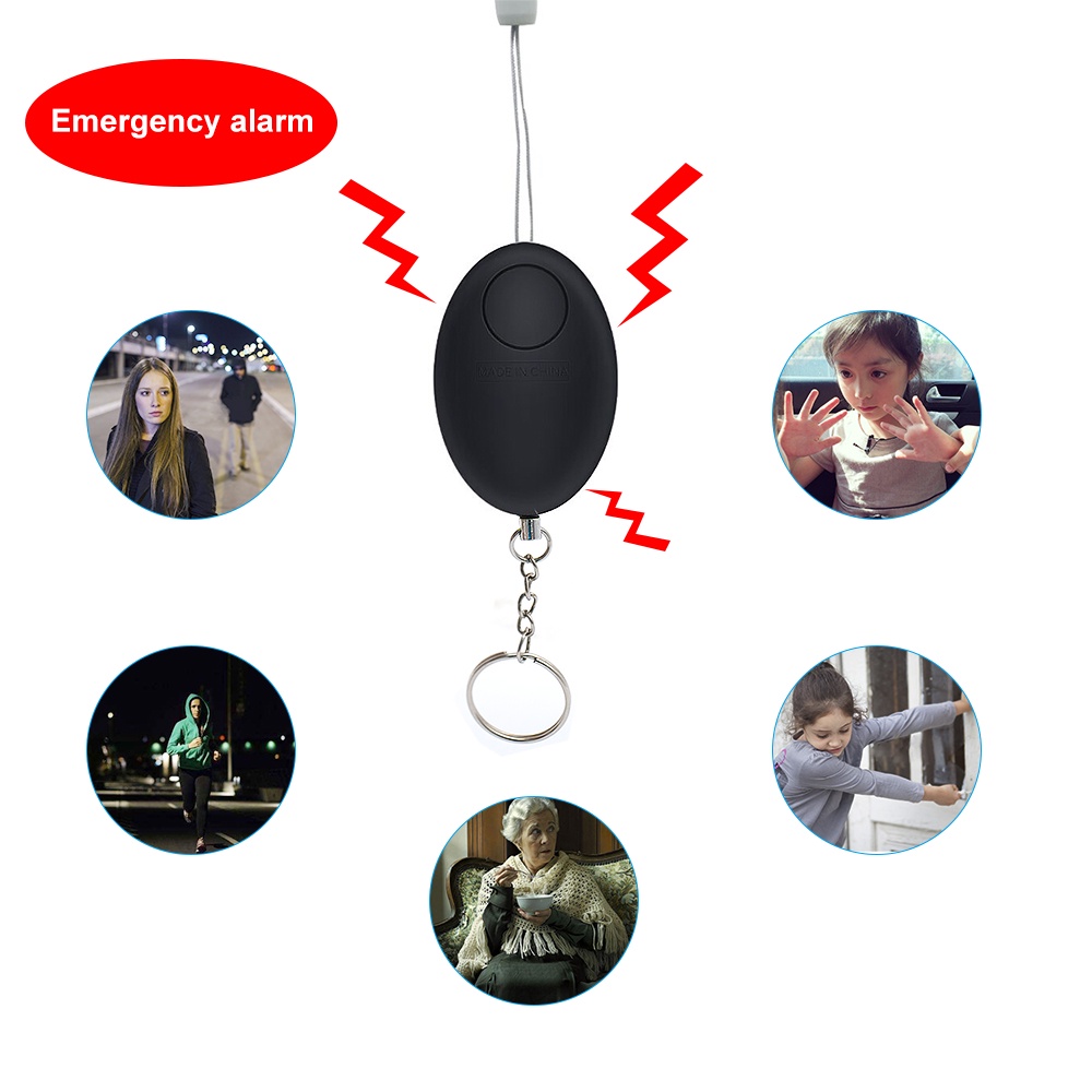 Cheap Self Defense Women Alarm 130db Egg Shape Girl Security Protect