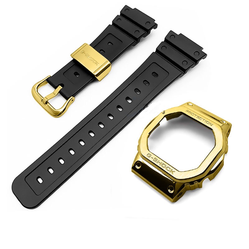 Silicone Watch Band and Case for DW5600 /GWM-5610 /GW-5000 Stainless ...