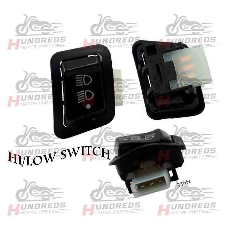HI/LOW TRI WAY HEADLIGHT SWITCH BIG MOTORCYCLE | Shopee Philippines