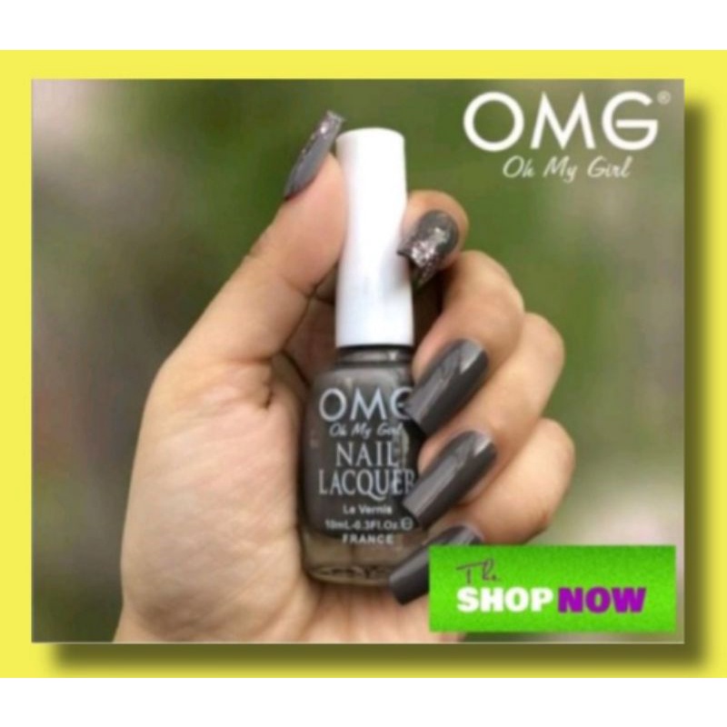 OMG Nail Polish 10ml (ASHLEY) | Shopee Philippines