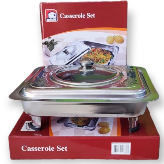 Buffet Set Serving Set/Bekas lauk /Food Pan /Stainless Steel Tray with ...