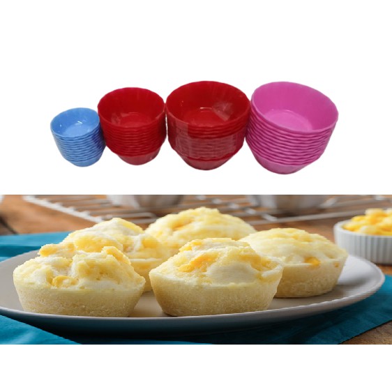 12PCS Small Medium Large Puto Molder Cup Cake Molder Plastic Baking ...