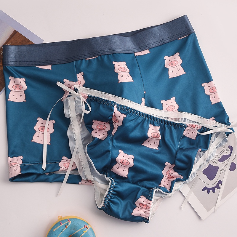 Matching Underwear for Couples 2Pcs Breathable Sexy Briefs Set for ...