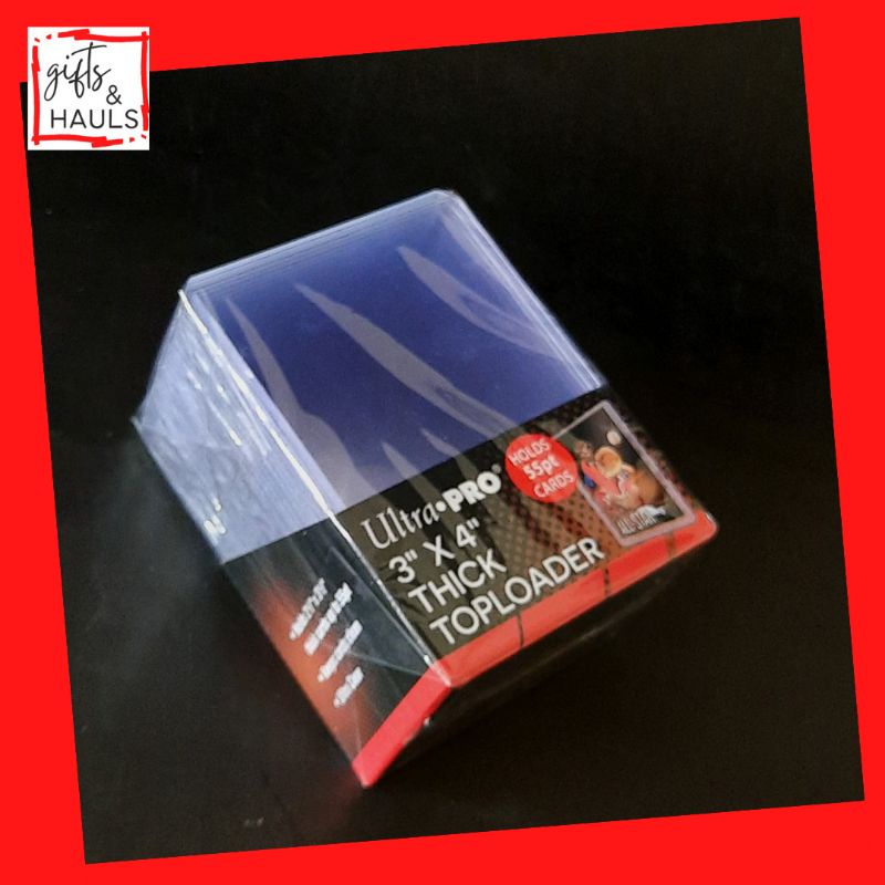 Toploader - Ultra-PRO 3" X 4" Clear Thick Top Loader 55 PT | Shopee ...