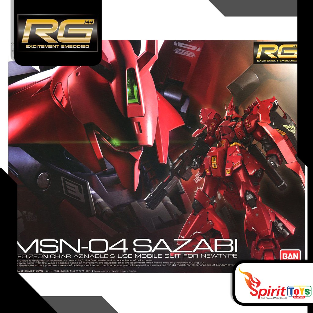 RG 1/144 MSN-04 SAZABI [616050] | Shopee Philippines