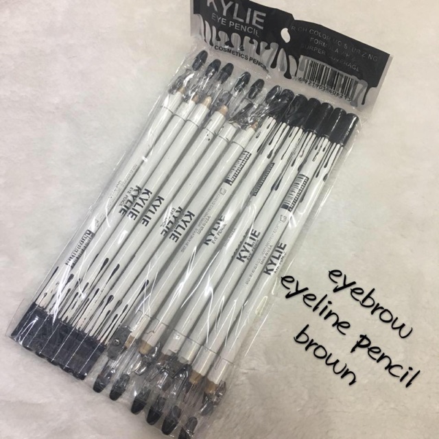 Brown Lasting Waterproof Eyebrow Pencil With Pencil Sharpener 12 Pcs ...