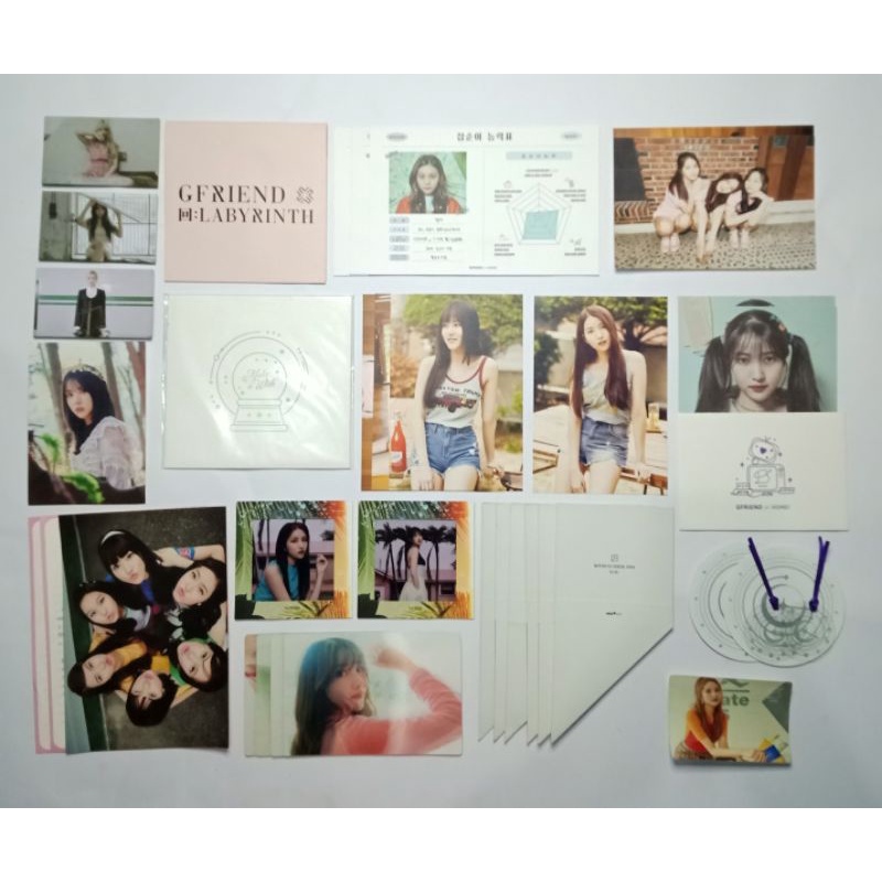 Official Merchandise Postcard Standee Gfriend Sowon Yerin Eunha Yuju Sinb Umji | Shopee Philippines