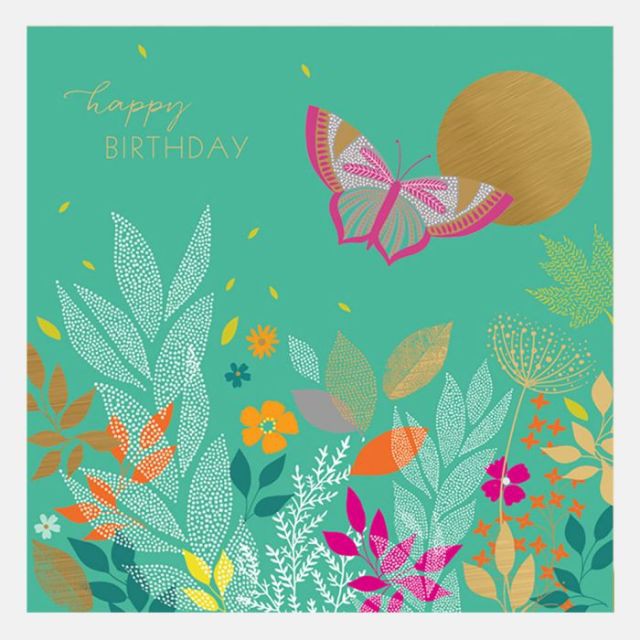 Sara Miller London Happy Birthday Butterfly Card - SAM02 | Shopee ...