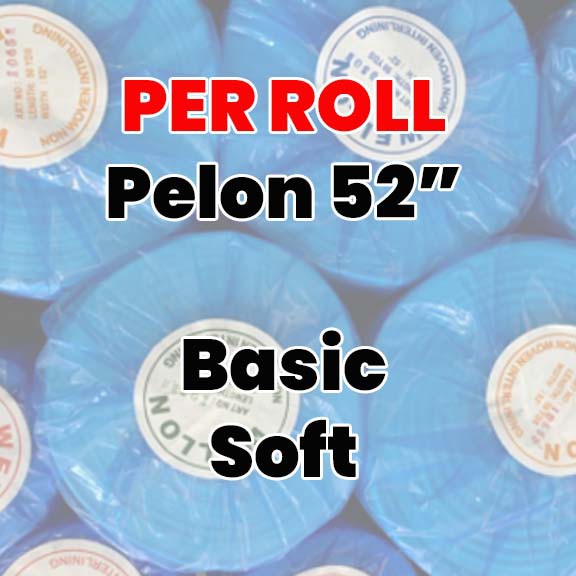 PER ROLL Pelon Interlining Non Woven (SOFT / HARD / TEARABLE / FUSIBLE ...