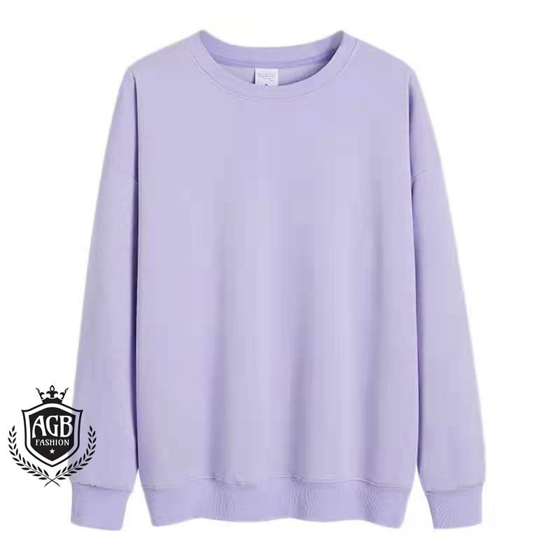 MNL Pure Color Unisex Sweater Longsleeve Sweatshirt Crewneck Knit ...