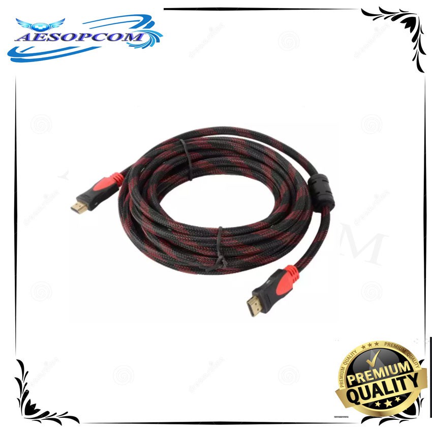 hdmi cable high quality 1.5m 3m 5m 10m (0200) | Shopee Philippines