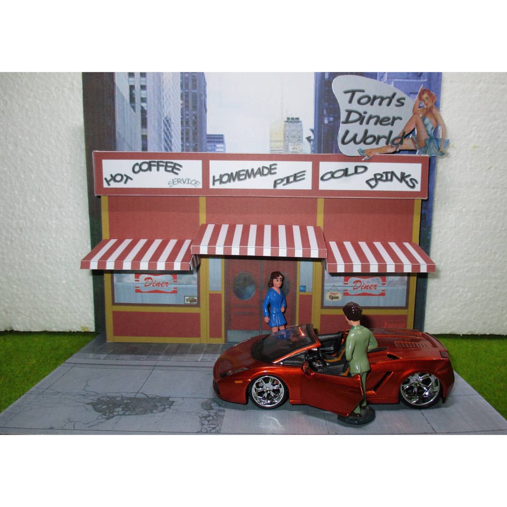 DIY Papercraft Diorama Pattern Dinner 01 | Shopee Philippines