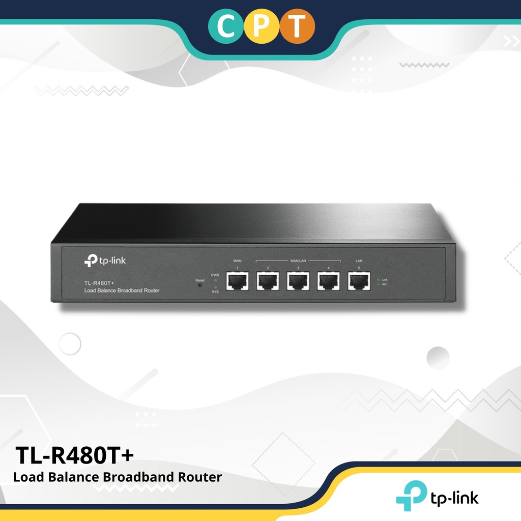 Tp-Link TL-R480T+ Desktop/Rackmount Load Balance Broadband Router ...