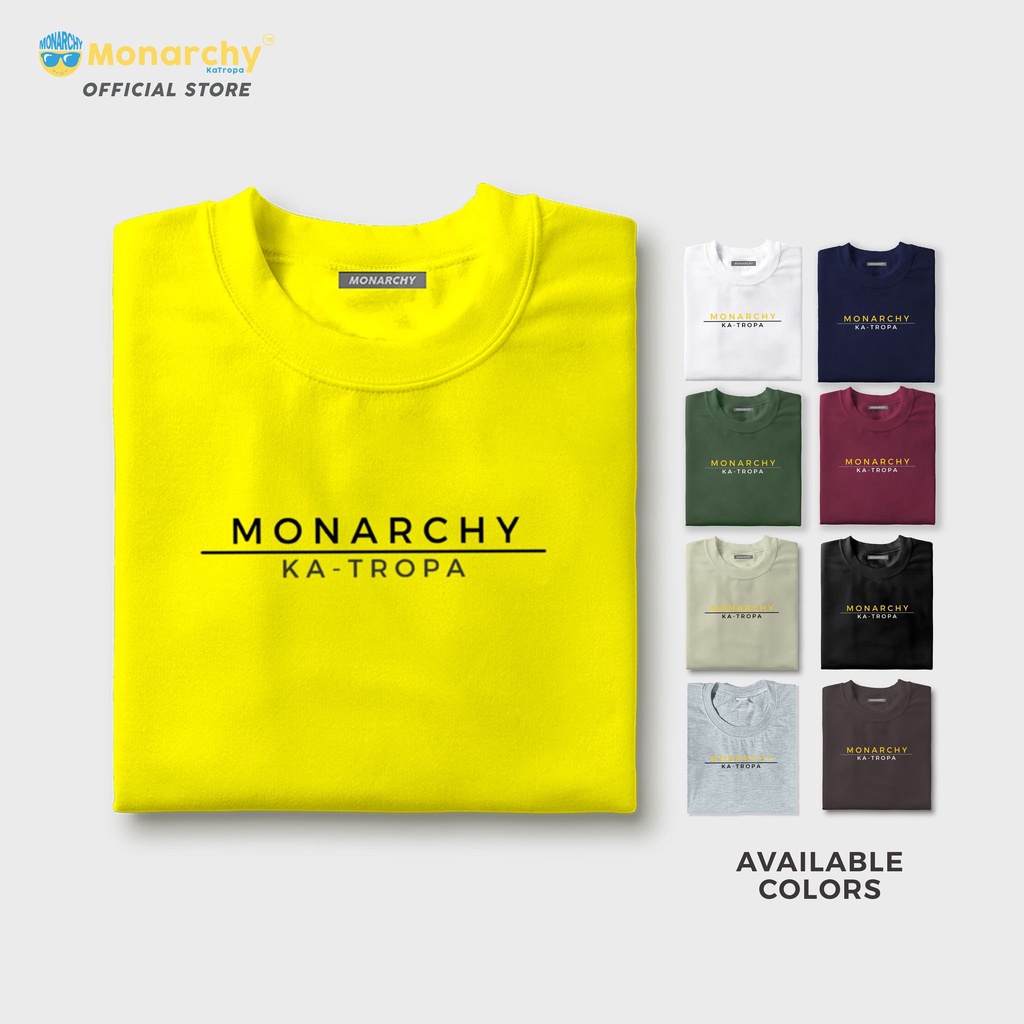 Monarchy Official Logo Tee Vol.2 Ka-Tropa T-Shirt Shirts For Men And ...