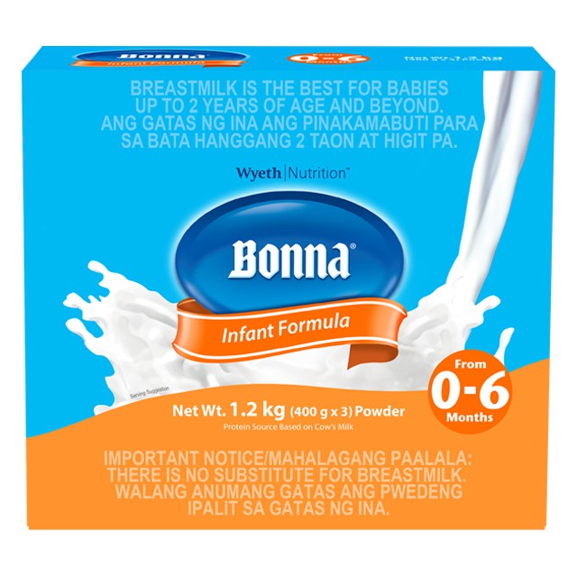 Bonna Infant Milk Box 1.2kg | Shopee Philippines