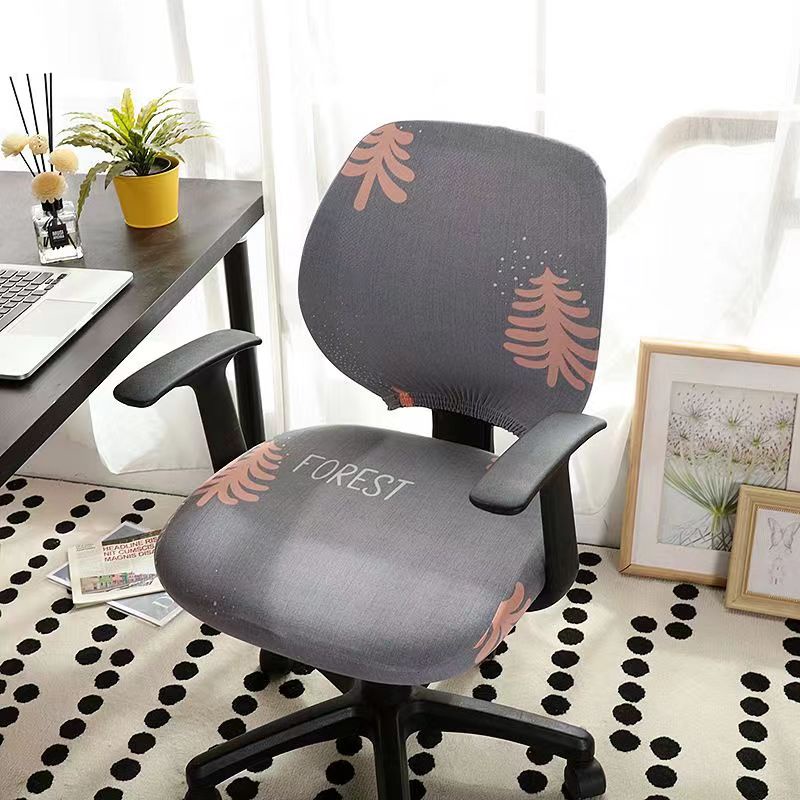 2pcs/set office computer chair cover stretchable monoblock elastic seat ...