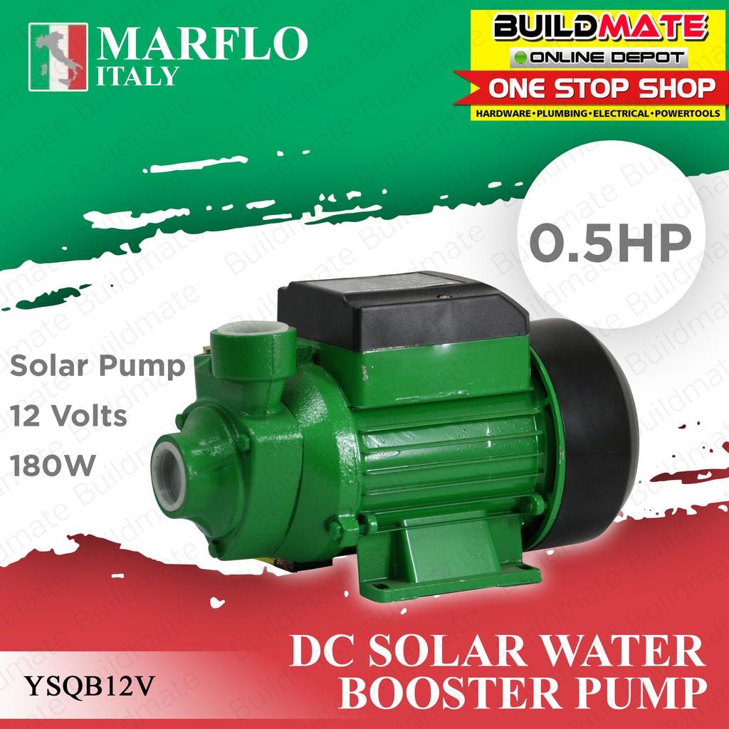 MARFLO ORIGINAL 12V DC Solar Water Booster Pump 0.5HP DC YSQB12V ...