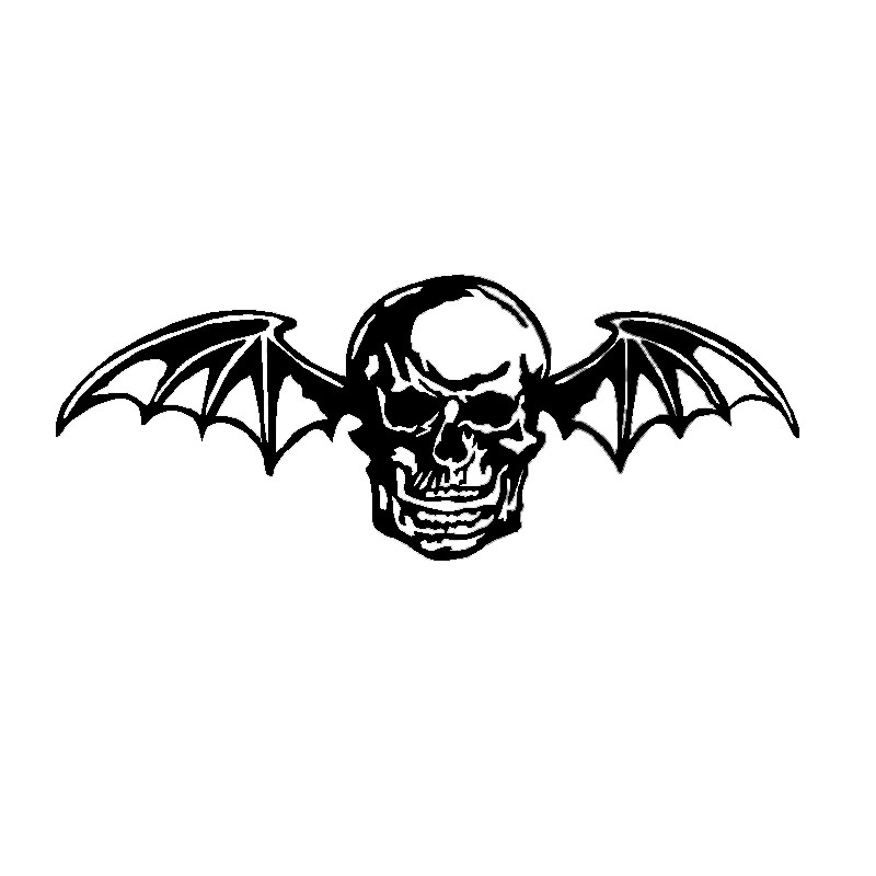 AVENGED SEVENFOLD Logo Laptop Car Decal Vinyl Car Sticker 13cm x 4.8cm ...