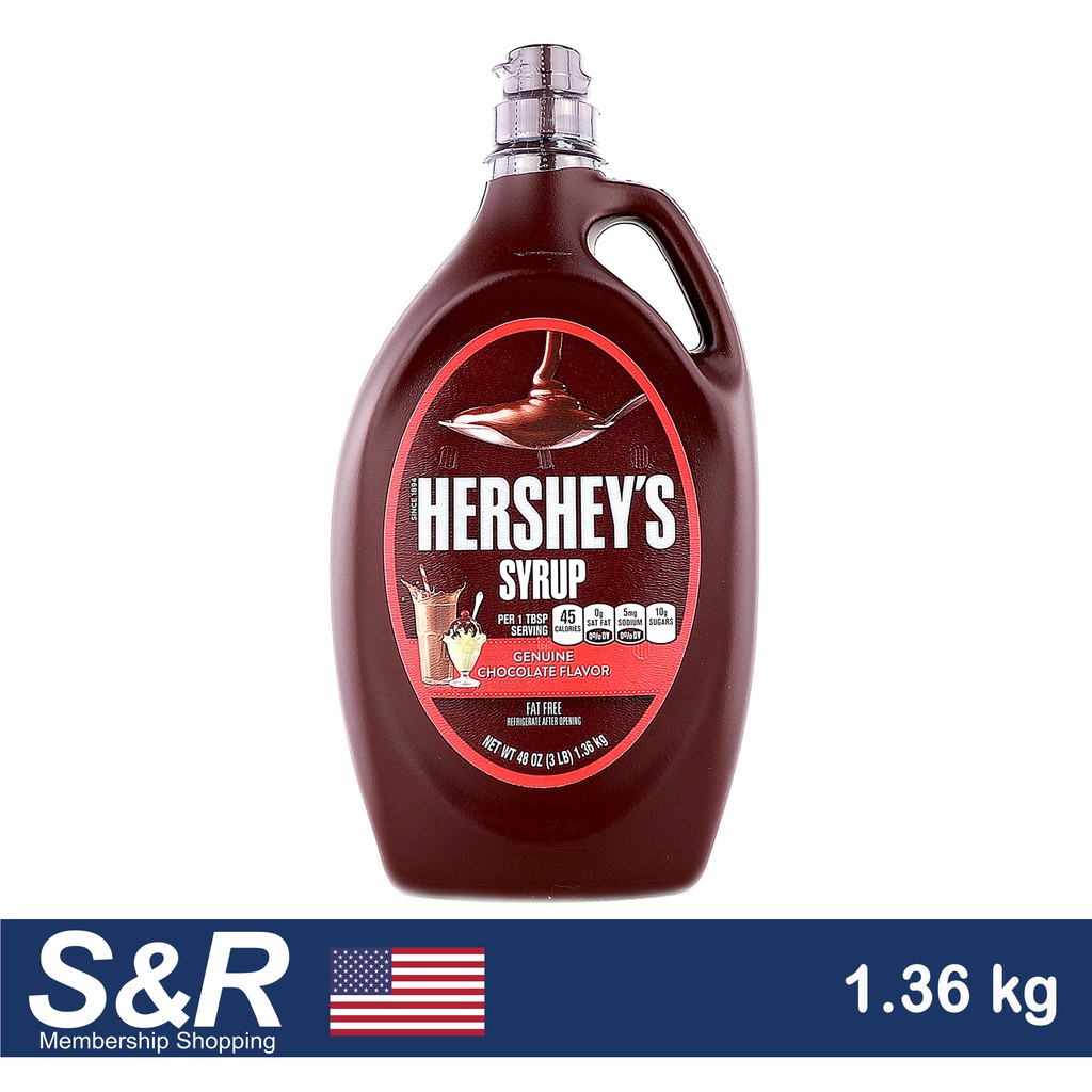 Hershey's Chocolate Syrup 1.36kg | Shopee Philippines