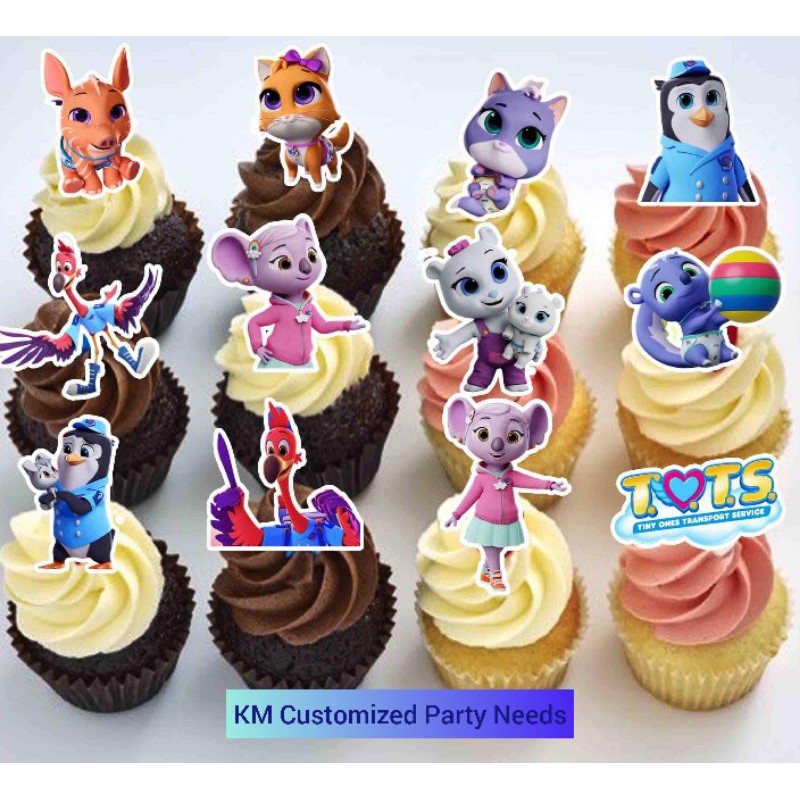 Disney Tots Theme Cupcake Topper(12pcs.pack) | Shopee Philippines