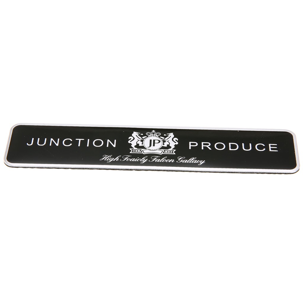 Aluminium JP JUNCTION PRODUCE Car Body Trunk Emblem Badge Decal Sticker ...