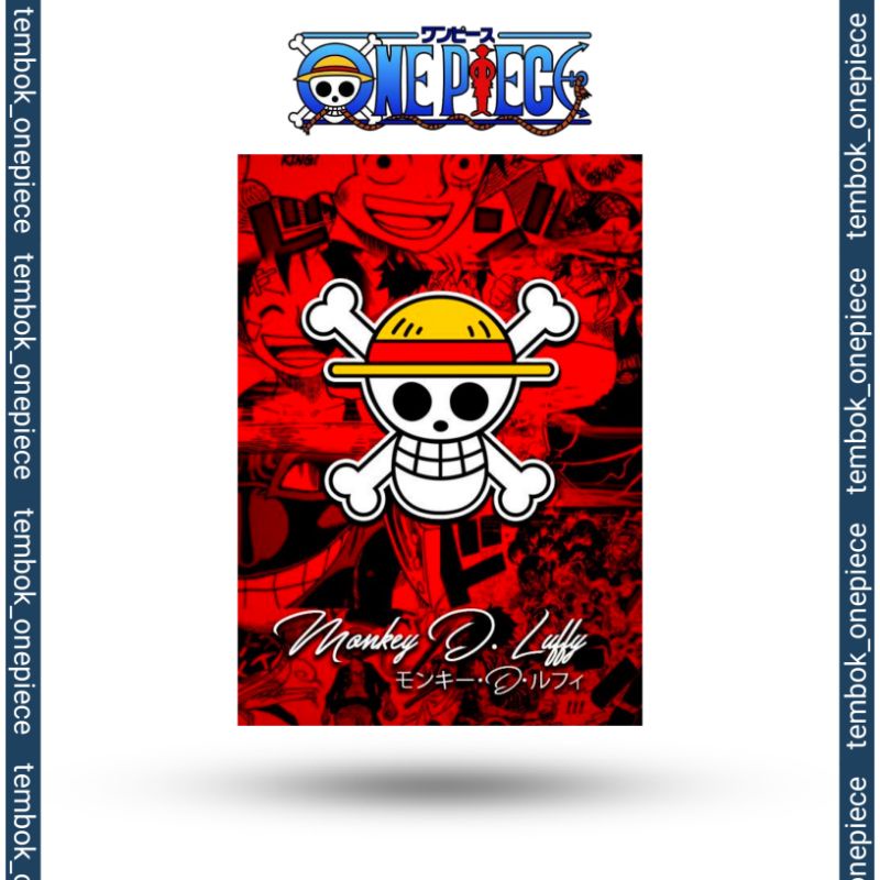 One piece luffy logo anime poster | Shopee Philippines