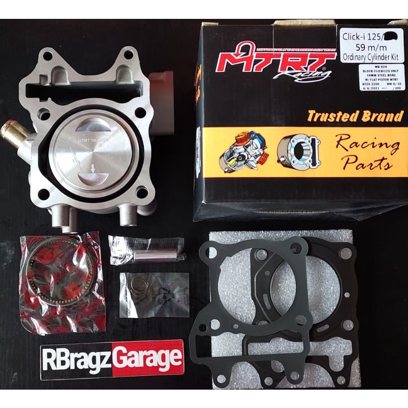 MTRT 59mm Steel Bore Block Set Pin 13 - Honda Click 125 | Shopee ...