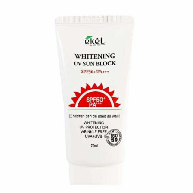Korea Ekel Sunblock | Whitening, Collagen, Aloe Vera, Snail, SPF 50 PA ...
