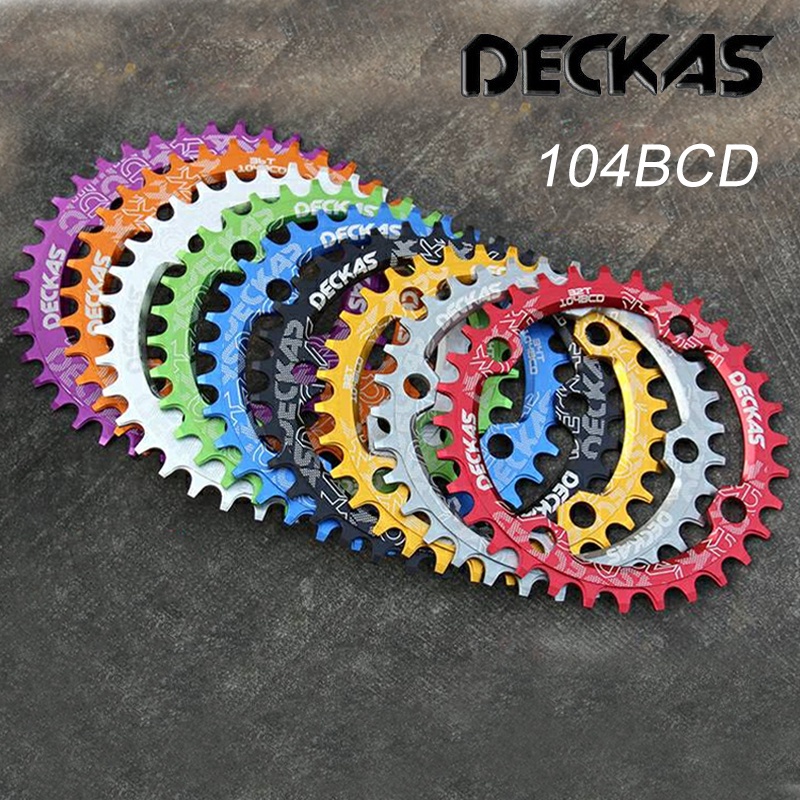 DECKAS Chainring 104BCD 30T MTB Bike Oval Chain Ring 34T 38T 36T Mountain Bicycle Parts Bike ...