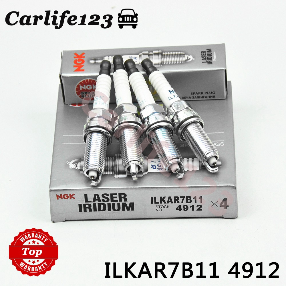Iridium Spark Plug ILKAR7B11 4912 (1 set of 4 heads) | Shopee Philippines