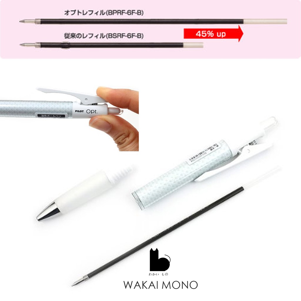 PILOT Opt Ball Pen. Ballpoint Pen 0.7 mm Push-Type | Shopee Philippines