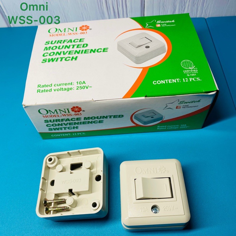 Omni WSS-003 1 Pc Surface Mounted Convenience Switch | Shopee Philippines