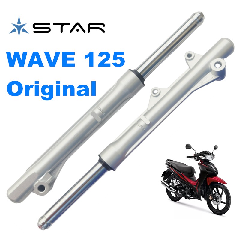 SKY Original Front shock For WAVE 125 /smash disc brake SILVER Matibay ...