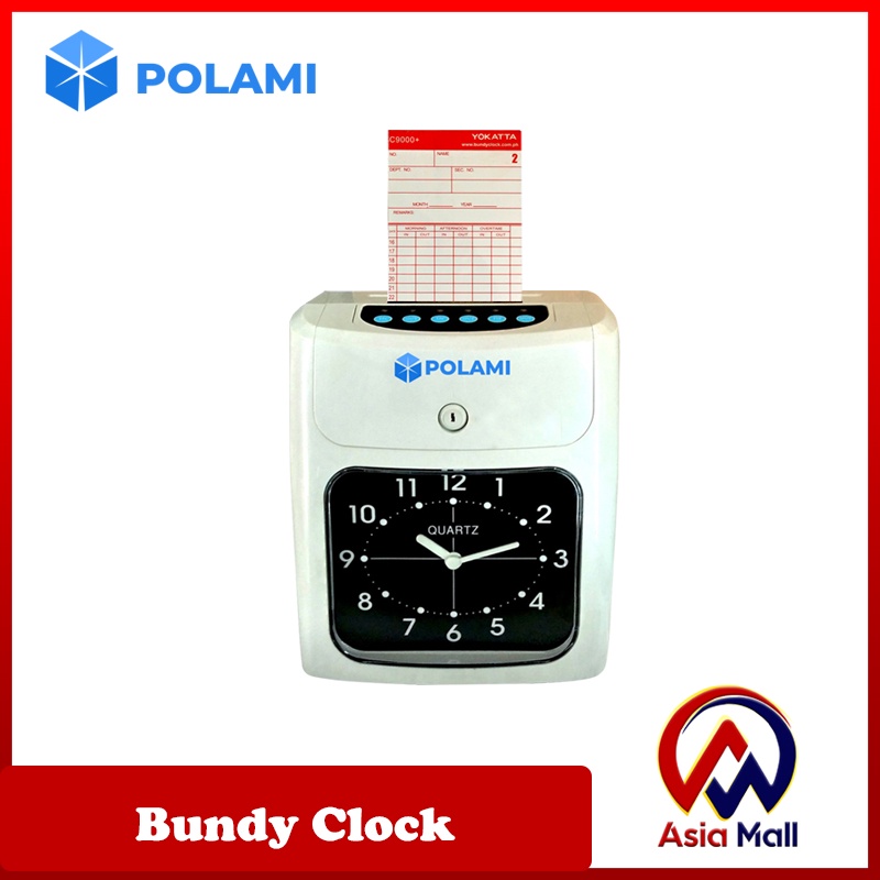 Polami Bundy clock , Electronic Employee Time Clock Recorder Bundy ...