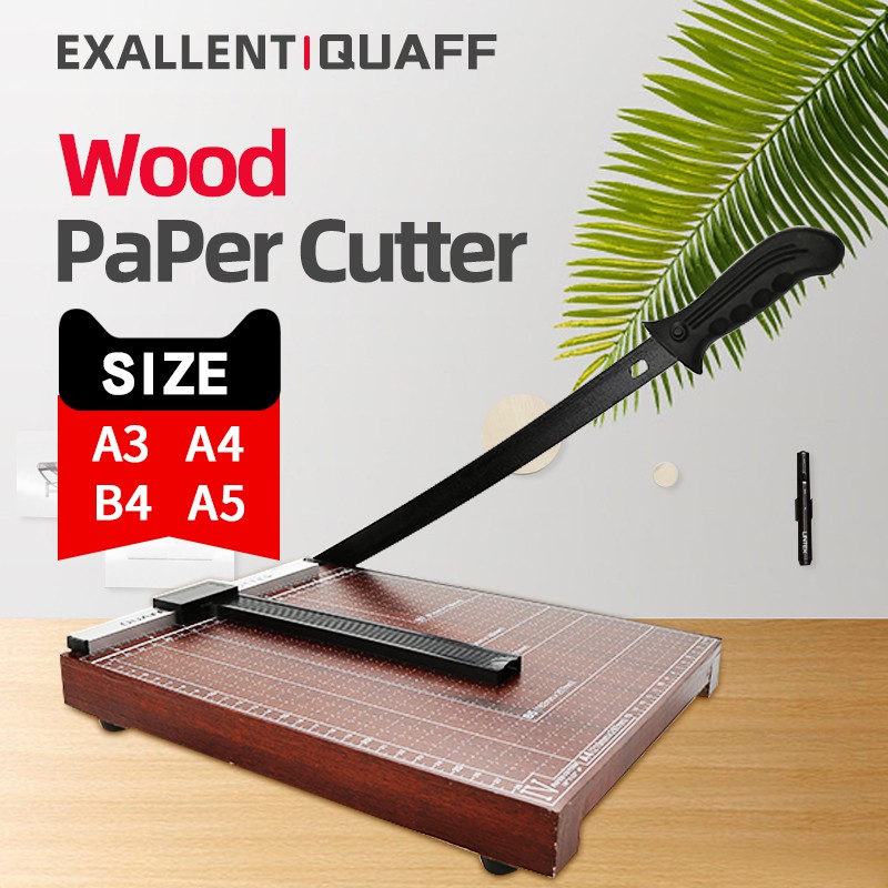 Paper Cutter Wood A3 / B4 / A4 / A5 Size Quaff Brand | Shopee Philippines