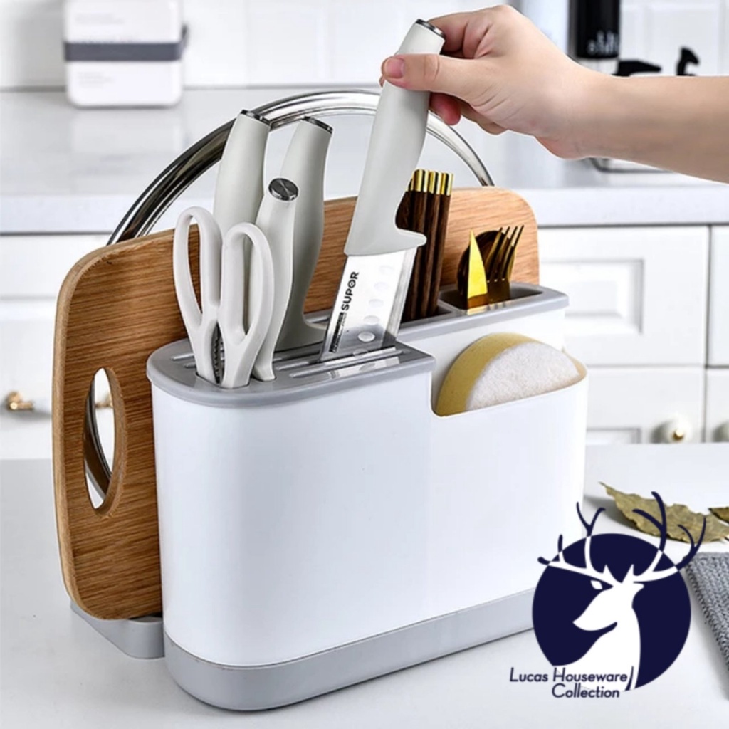 KITCHEN KNIFE HOLDER / MULTIFUNCTIONAL KNIFE HOLDER /PLASTIC CUTTING ...