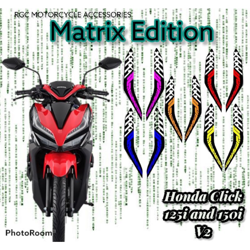 Honda Click Version V2 V3 and V4 Matrix Edition Kilay Tint / Click 125i ...