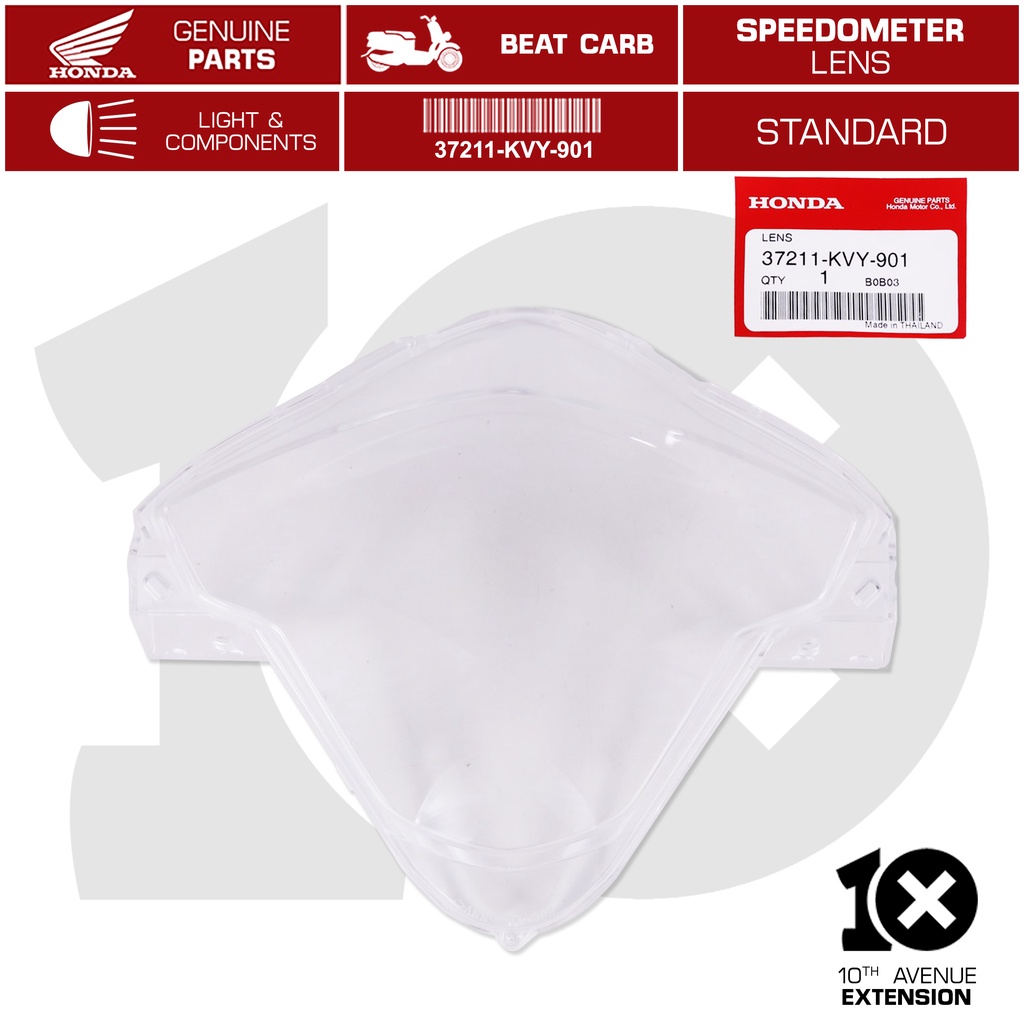 10thX Honda Genuine Speedometer Lens Part No.37211-KVY-901 for Beat ...