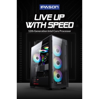 IPASON Gaming PC Core i5 12600KF Bundle 12600K Intel Processor RTX 3060 Graphics Card GDDR6 DDR5 ...