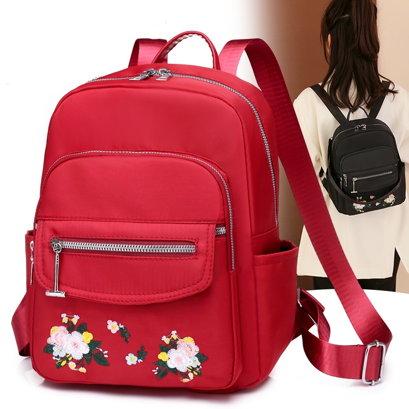 Nylon Cloth backpack handbag women big bag Ransel good quality Women's ...