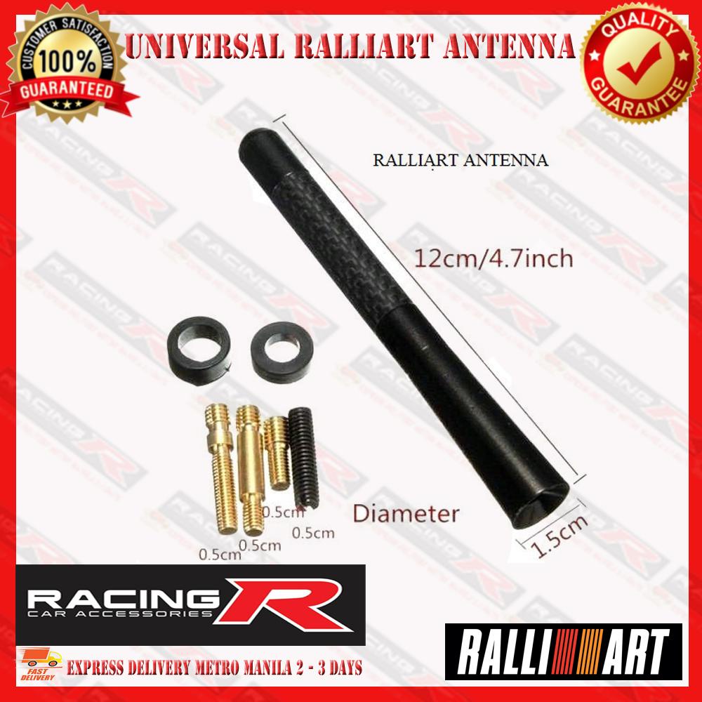 Ralliart Universal Carbon Antenna (Car Accessories) (Racing R) | Shopee ...