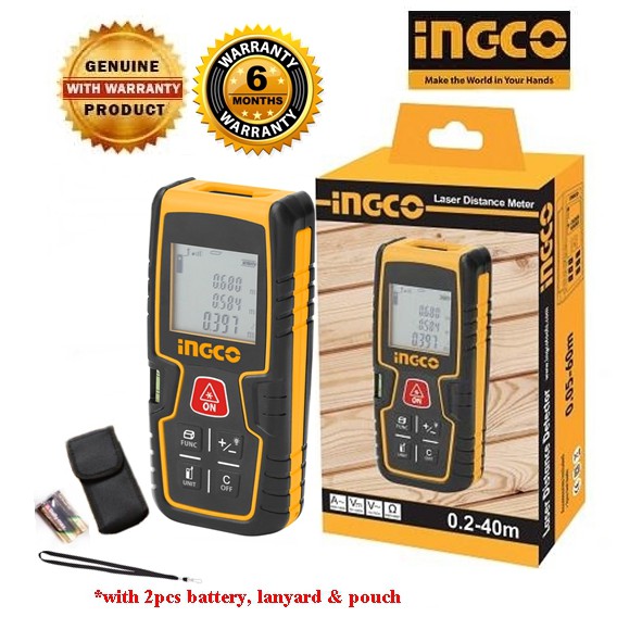 INGCO HLDD0401 Lazer Range Finder / Distance Detector | Shopee Philippines