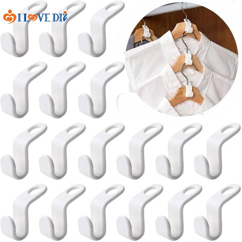 5 Pcs/ Set Wardrobe Ultra Space Saving Clothes Storage Plastic Little ...
