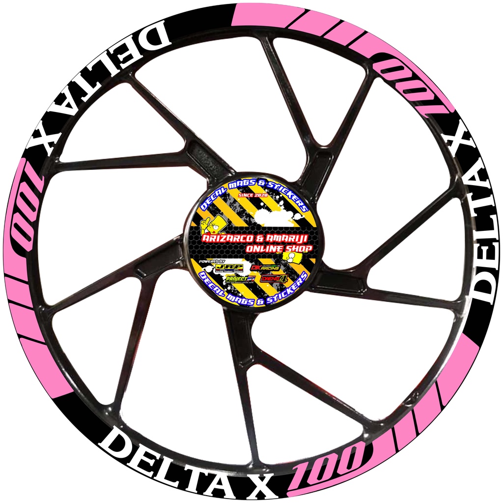 RUSI DELTA X 100 NEW STYLE DECAL MAG STICKER GOOD FOR 2 MAGS | Shopee ...